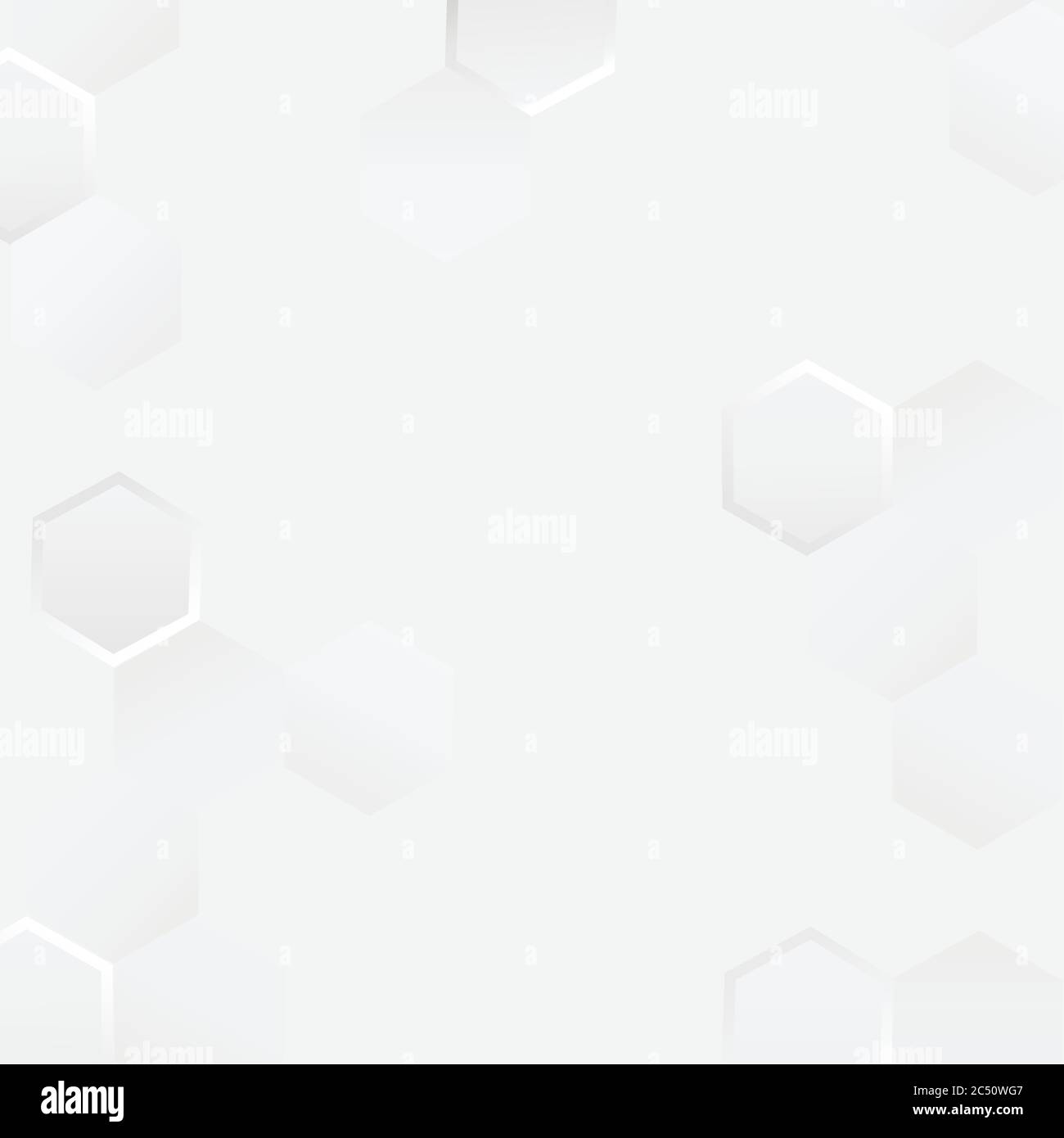 Abstract geometric or isometric tile honeycomb texture white and gray ...