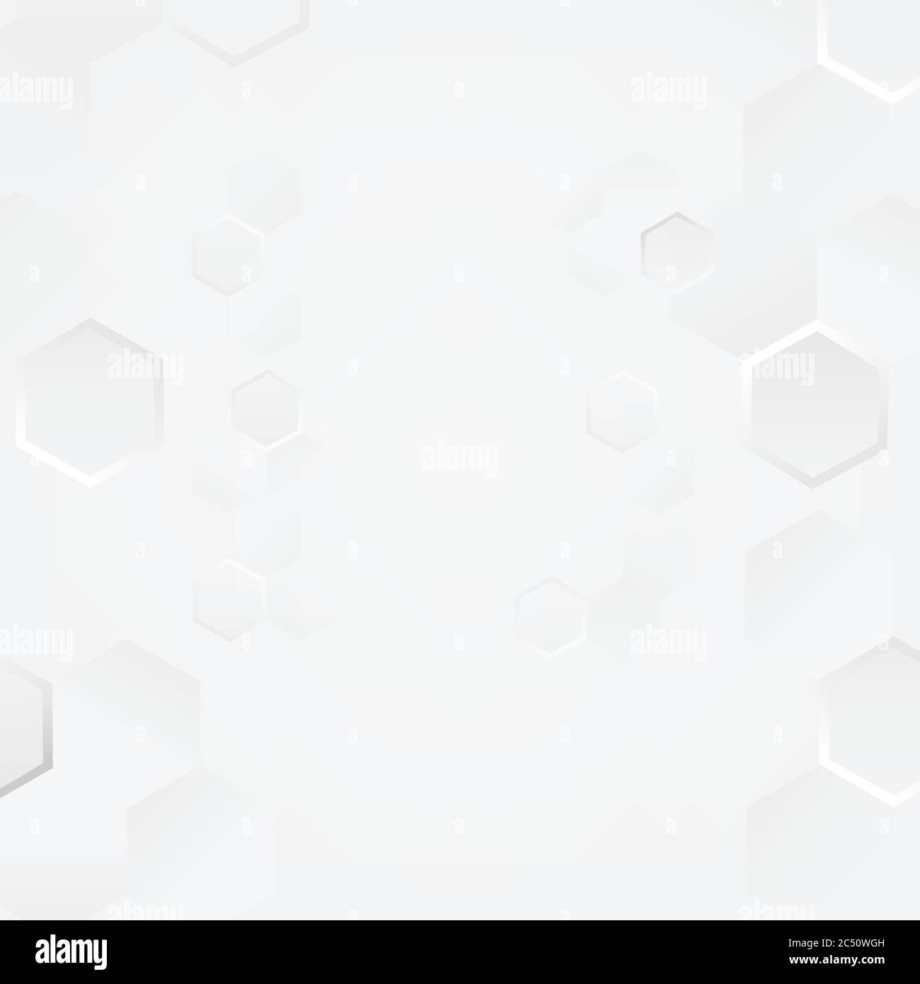 Abstract geometric or isometric tile honeycomb texture white and gray ...