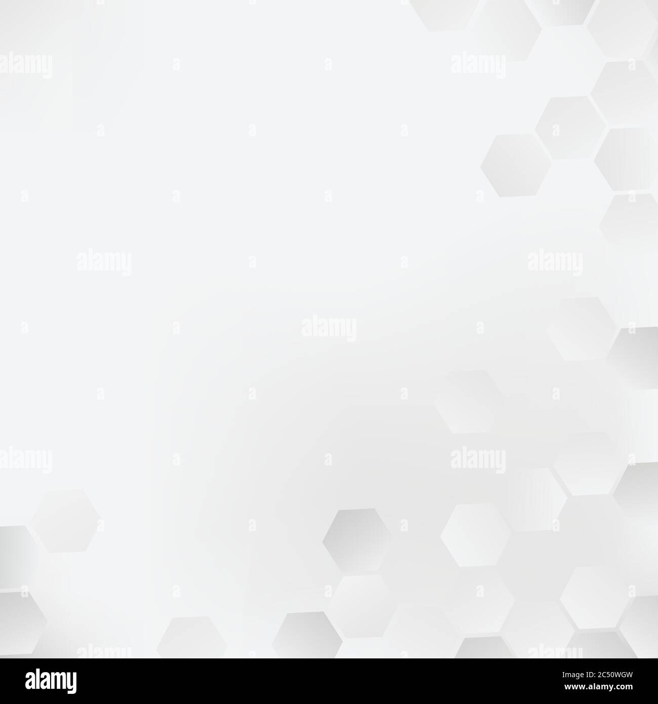 Abstract geometric or isometric tile honeycomb texture white and gray ...