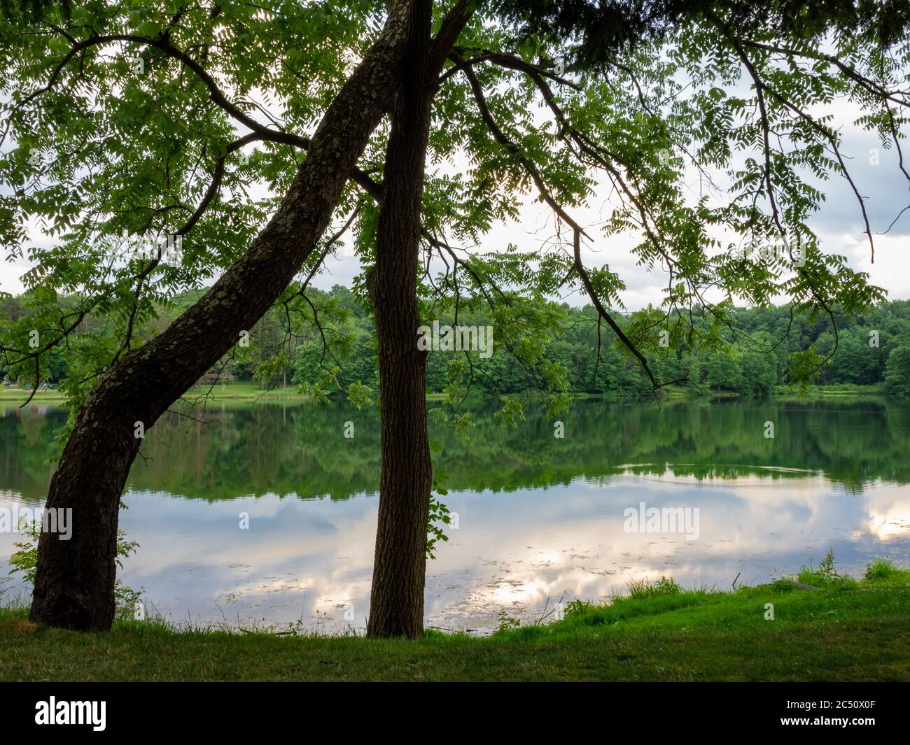 Twin Lakes Park in West Moreland County, Pennsylvania, in the Laurel ...