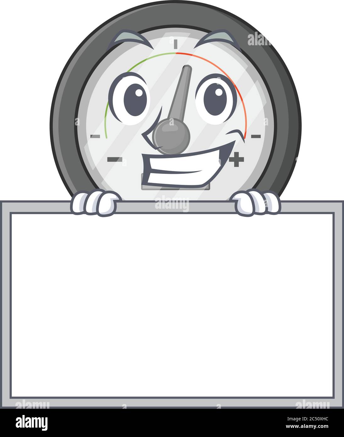 Air Pressure Gauge Cartoon