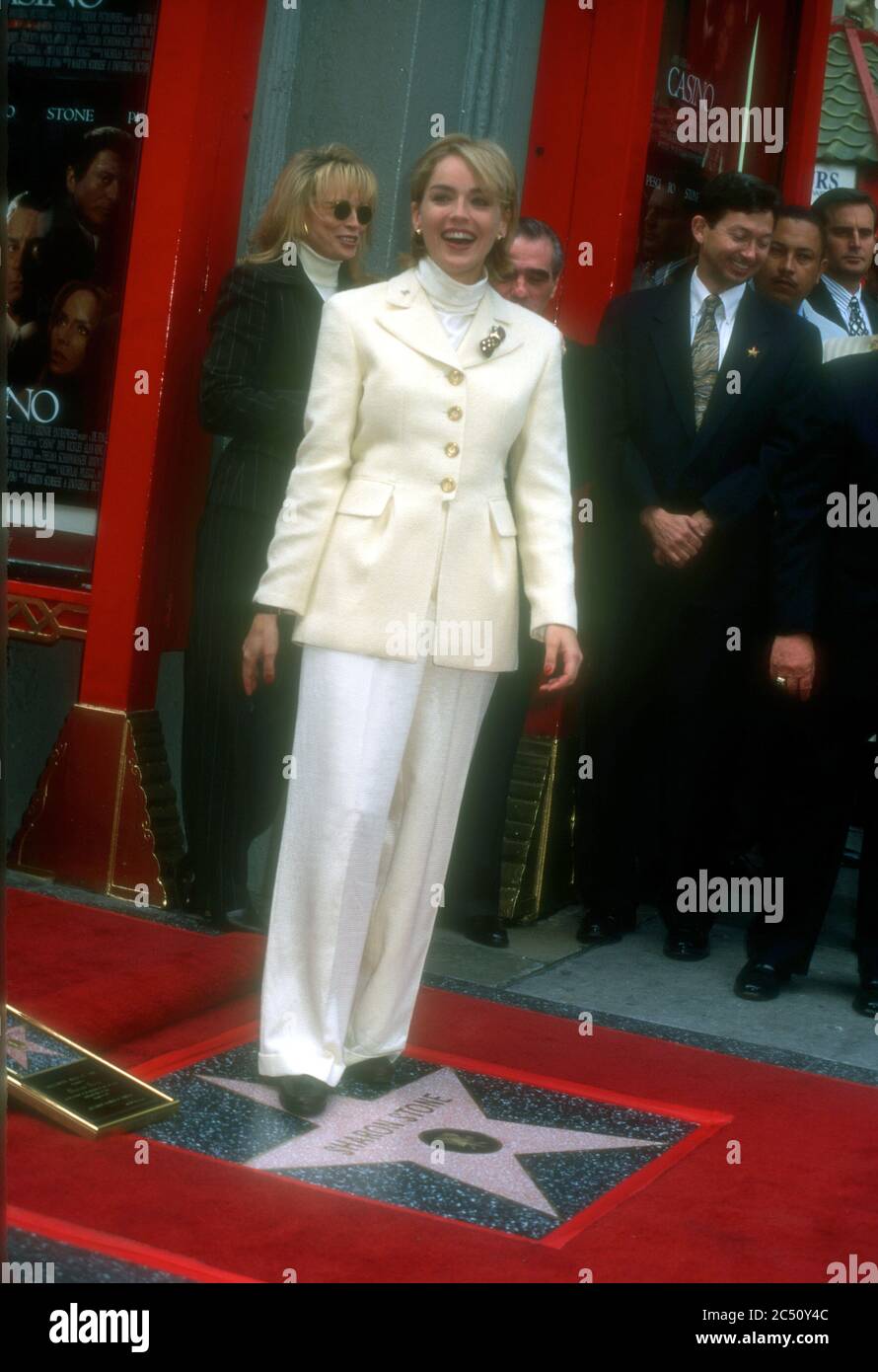 Hollywood, California, USA 16th November 1995 Actress Sharon Stone ...
