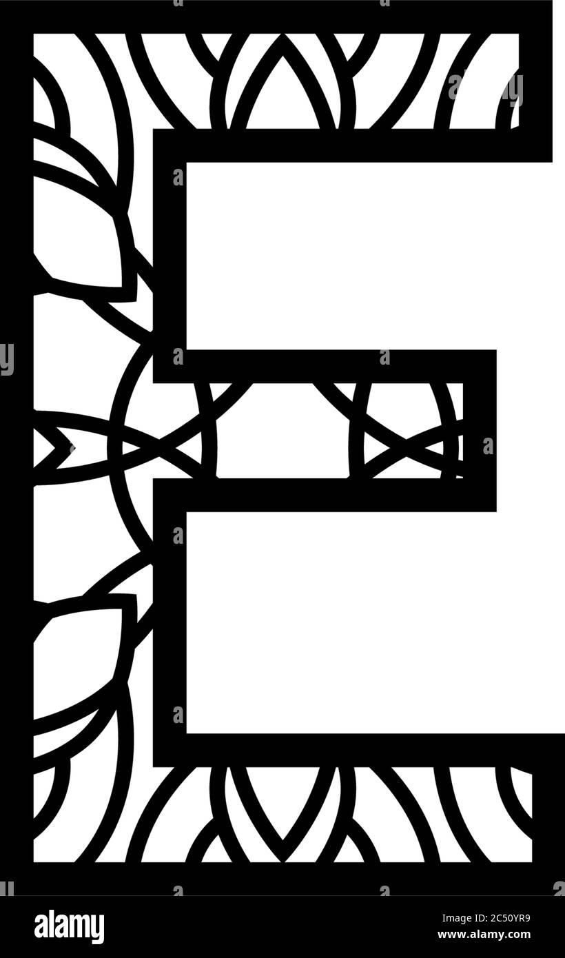 Alphabet mandala hi-res stock photography and images - Alamy