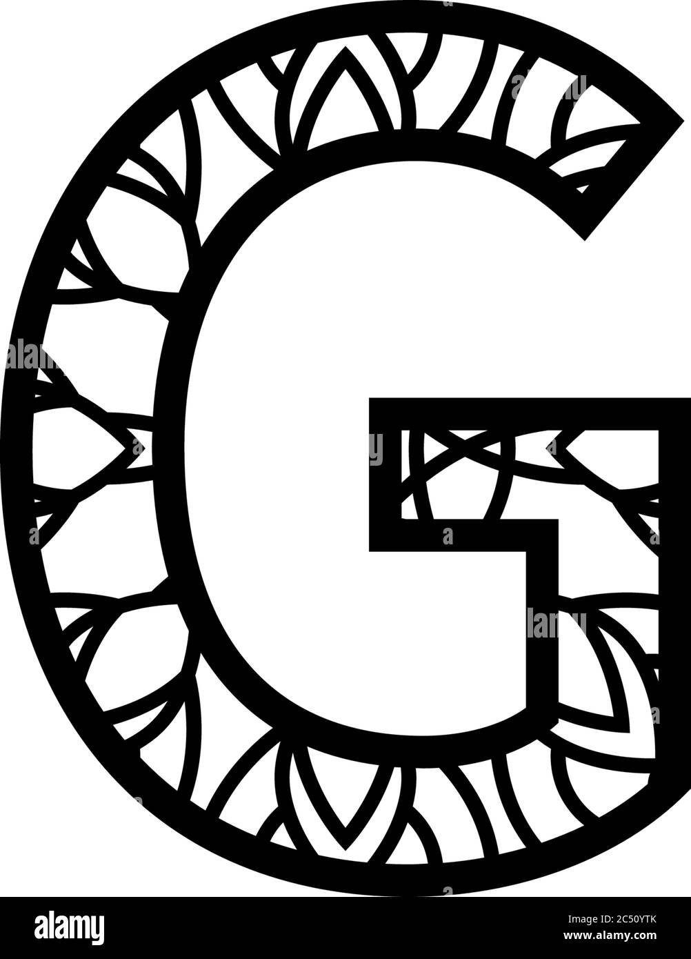 G flower logo Stock Vector Images - Alamy