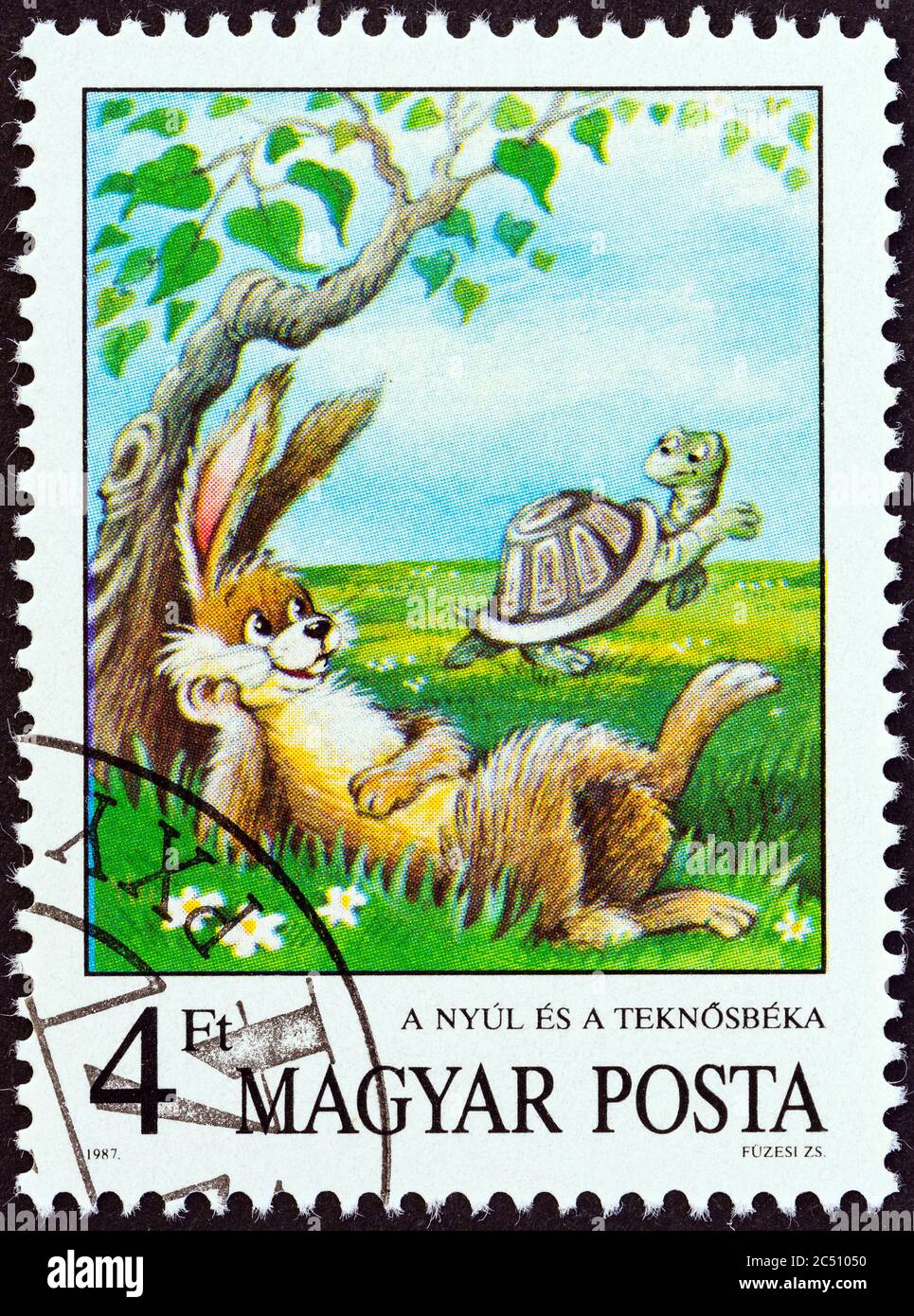 Hare and tortoise race hi-res stock photography and images - Alamy