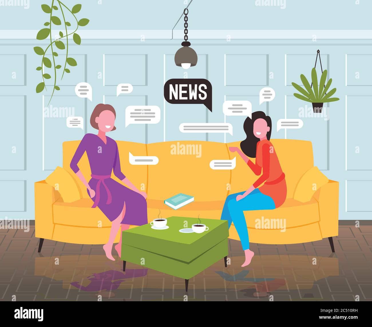 Sofa chat Stock Vector Images - Alamy