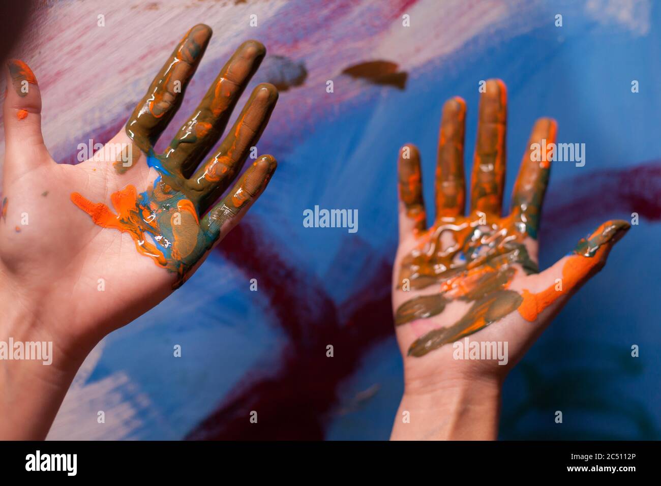 Hands up abstract artistic hi-res stock photography and images - Alamy