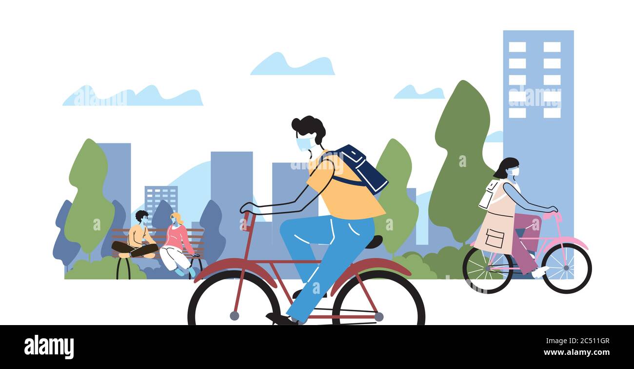 young people doing physical activity outdoors at the park, healthy ...