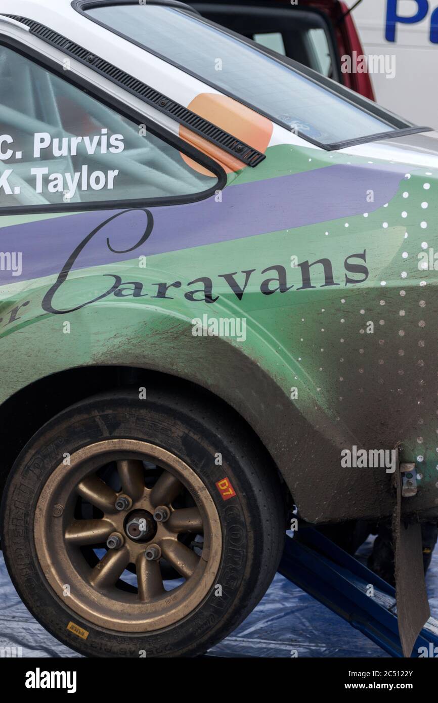 Ford Escort mark 2 rally car. North West Stages Rally 2019 Stock Photo ...