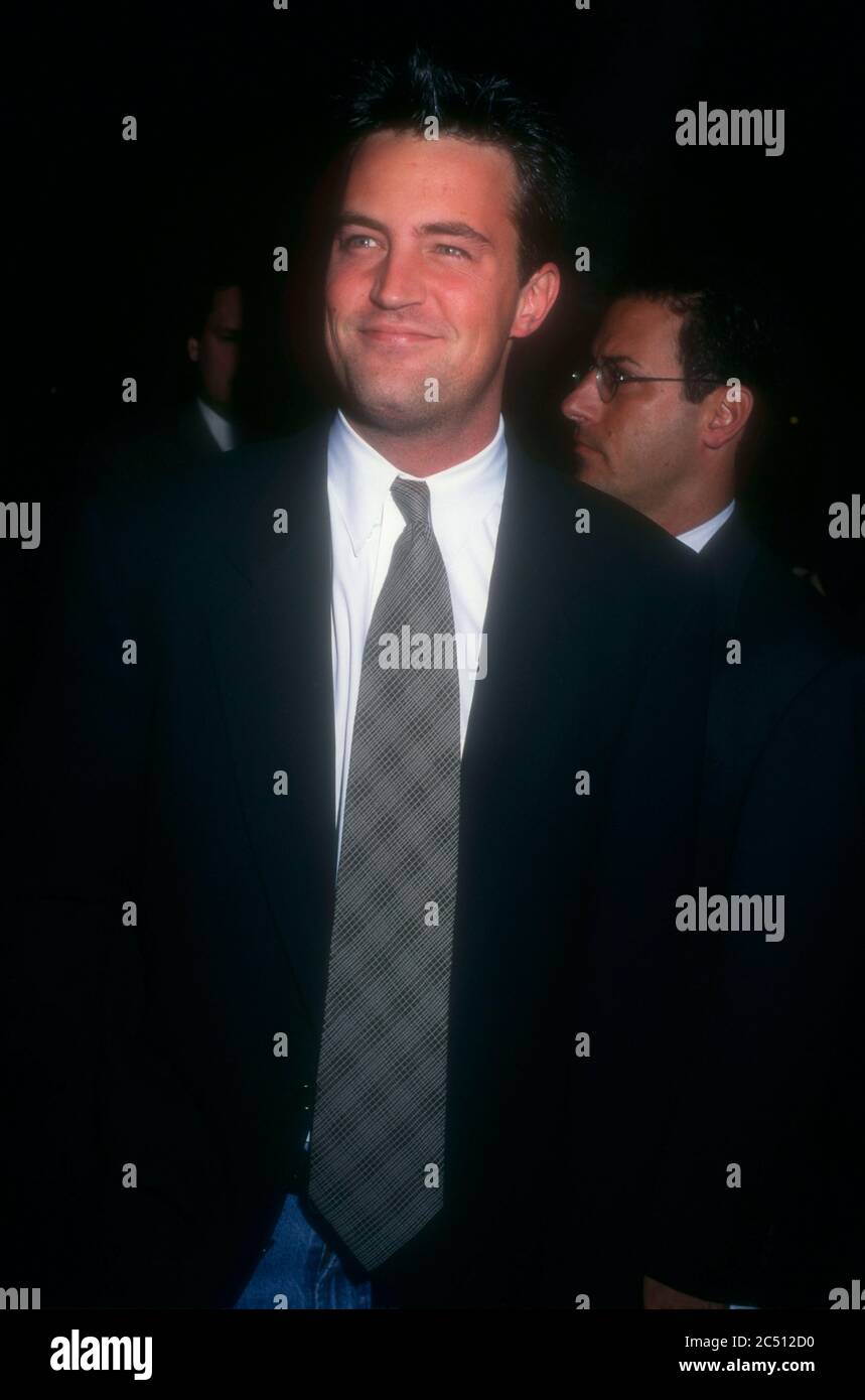 Hollywood, California, USA 16th November 1995 Actor Matthew Perry ...