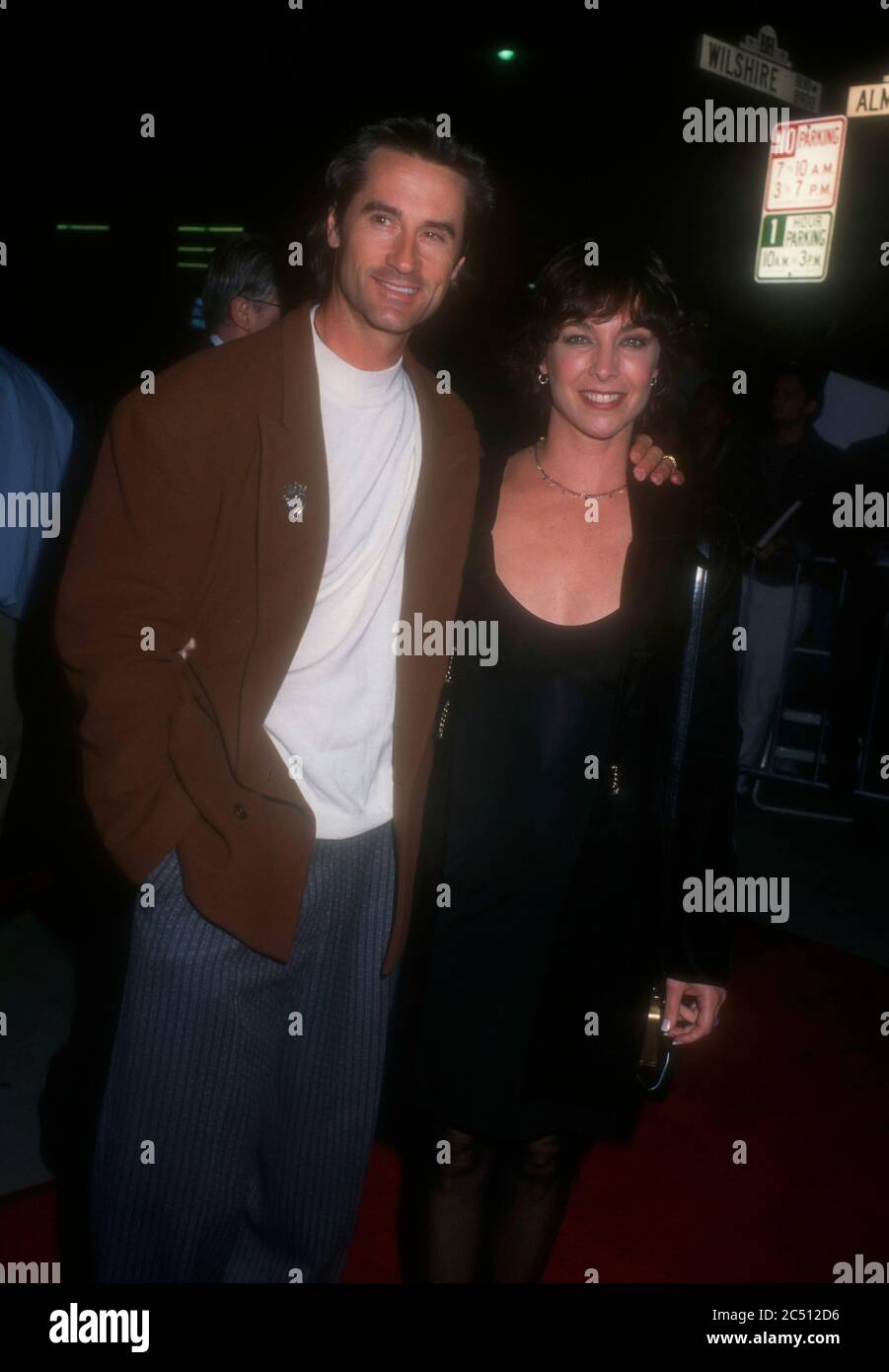 Hollywood, California, USA 16th November 1995 Actor Bruce Abbott and actress Kathleen Quinlan ...