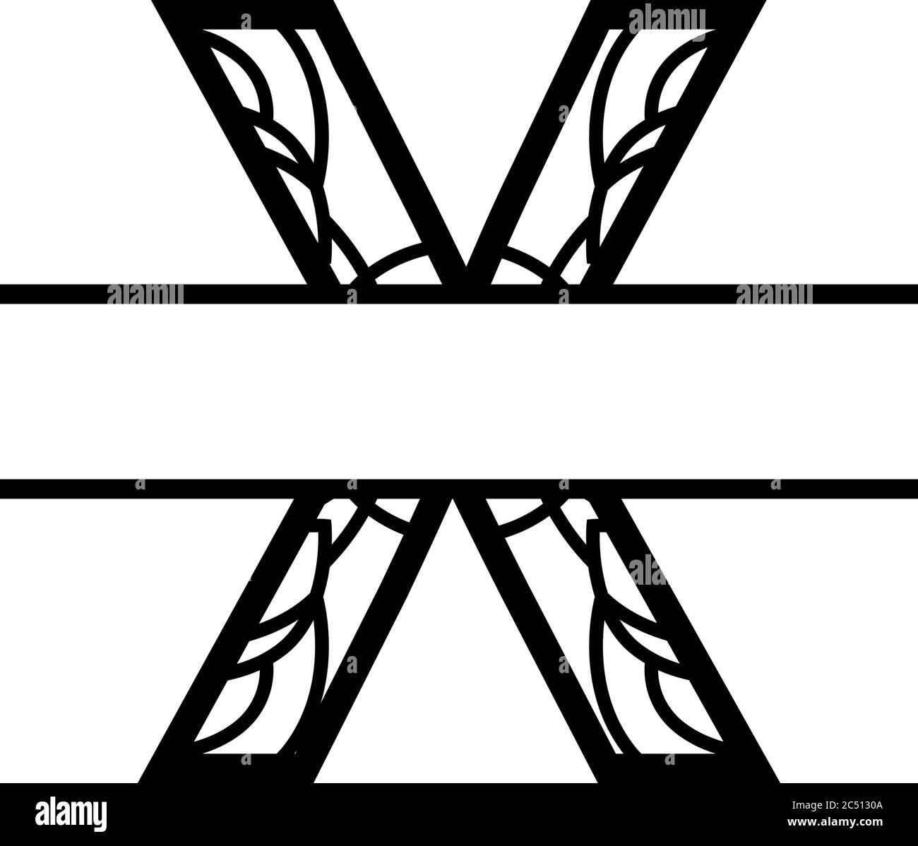 Split letters Black and White Stock Photos & Images - Alamy