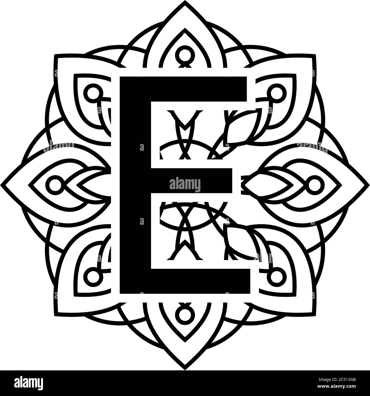 Mandala drawings Black and White Stock Photos & Images - Alamy