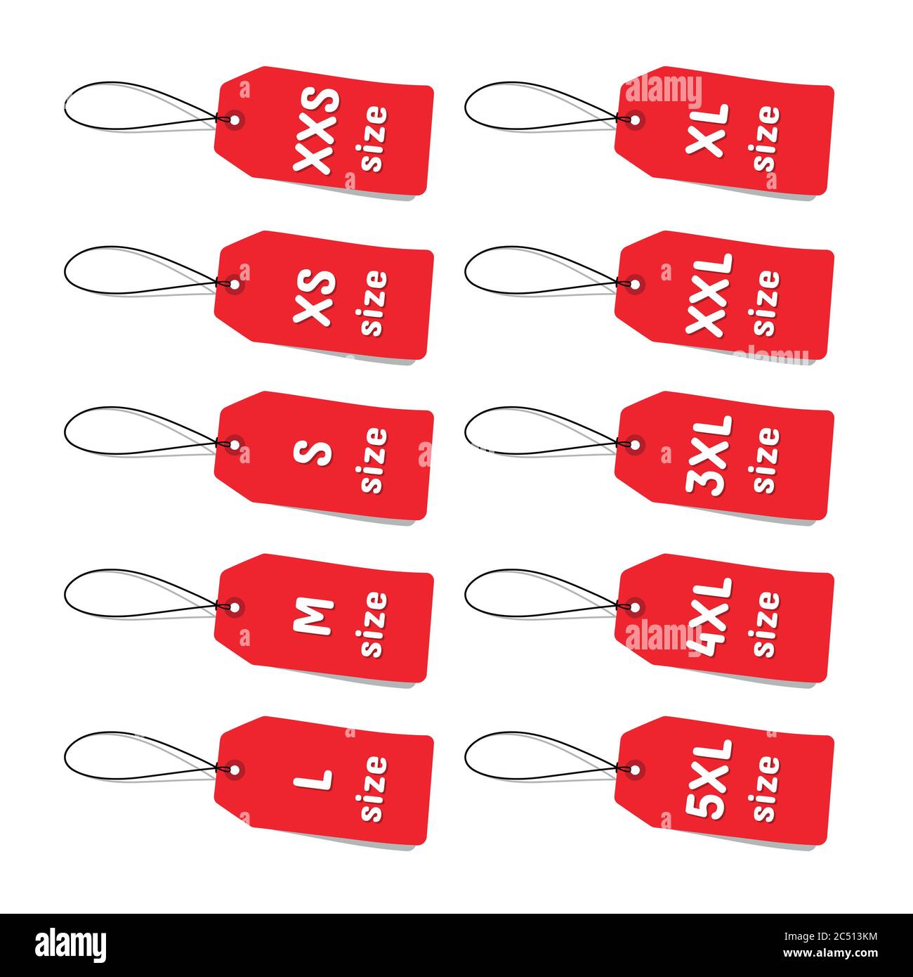 Size labels hi-res stock photography and images - Alamy