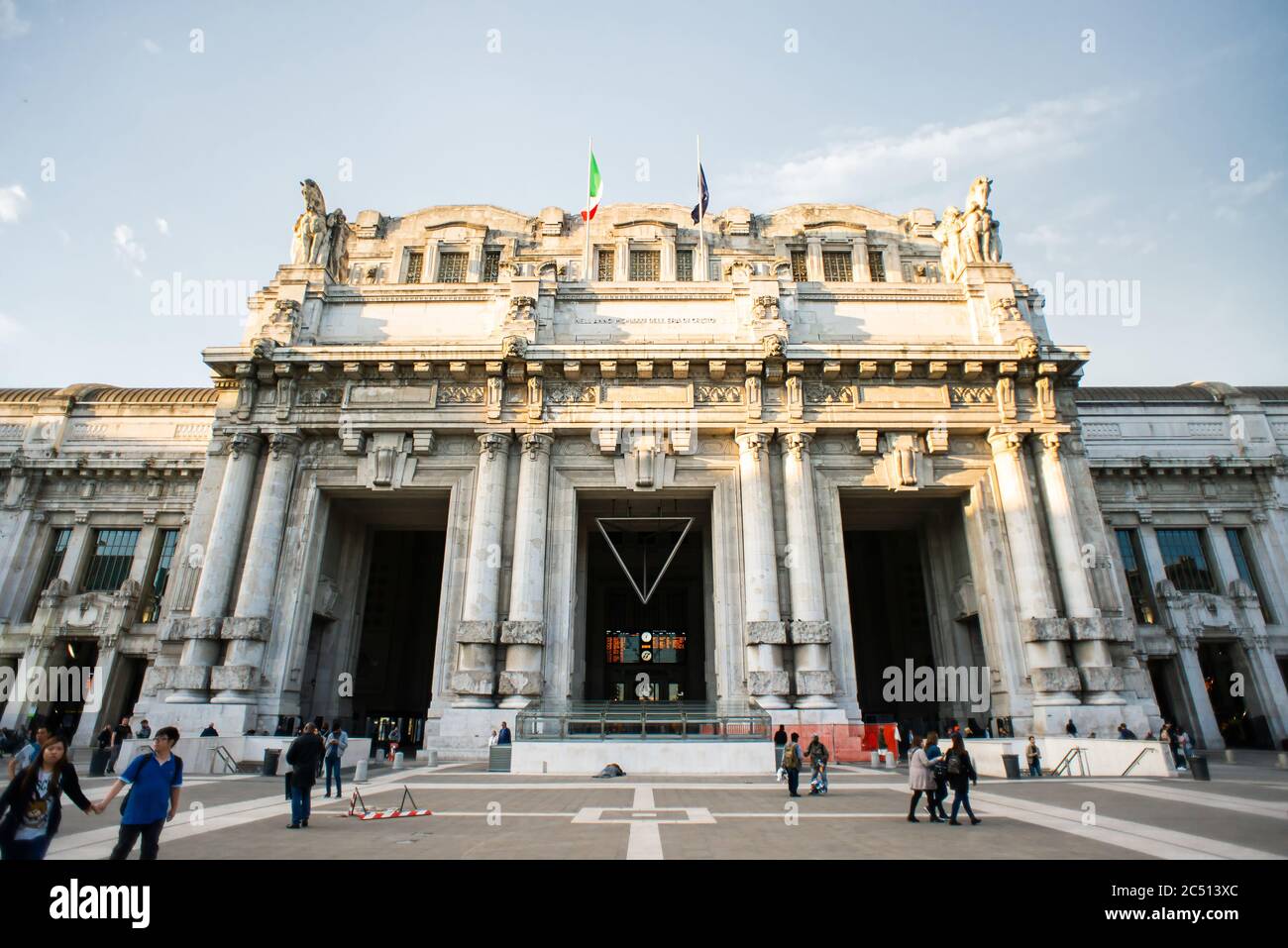 Milan. Italy - May 21, 2019: Milan Central Station. Milano Centrale ...