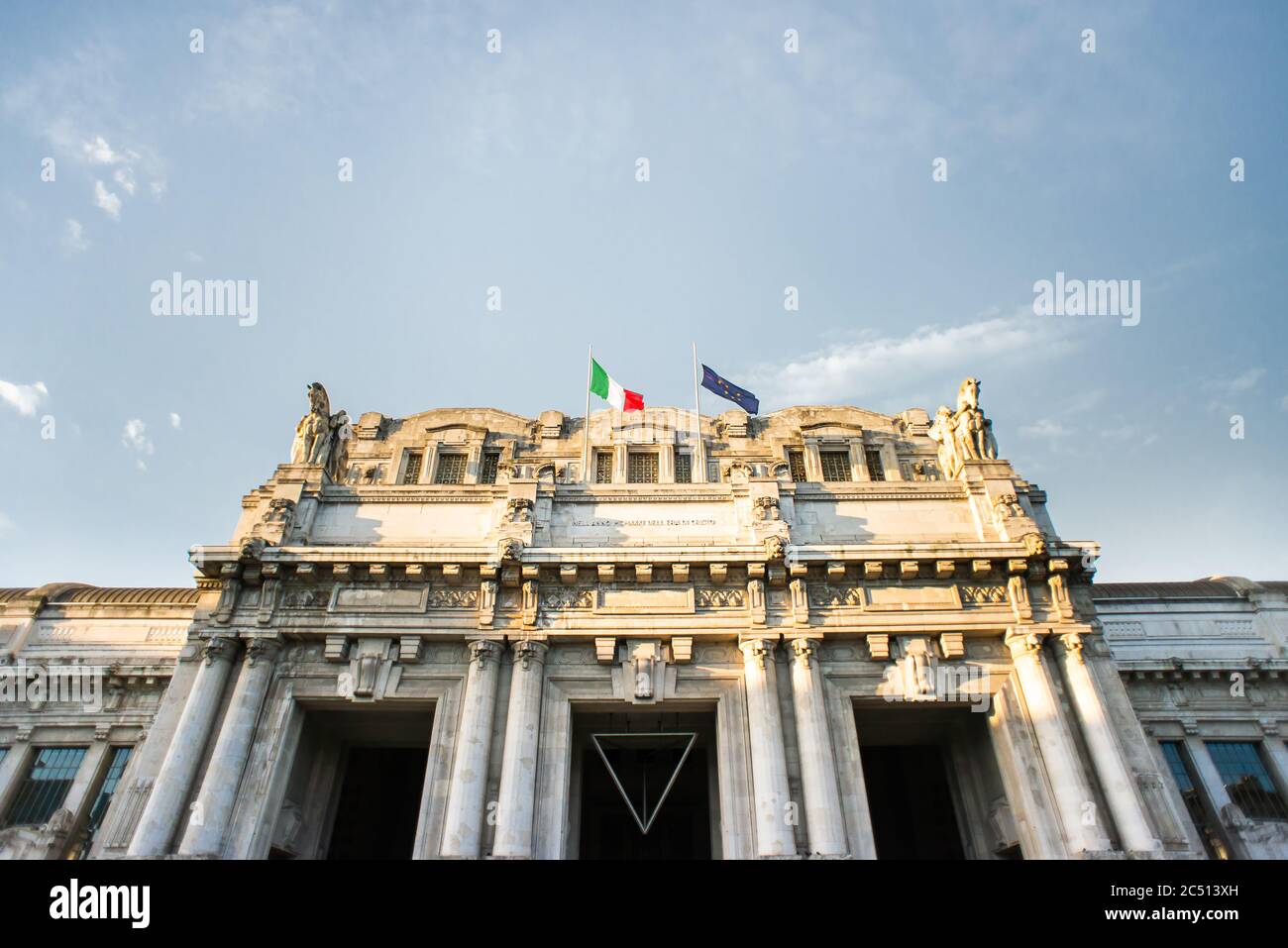 Milan. Italy - May 21, 2019: Milan Central Station. Milano Centrale ...