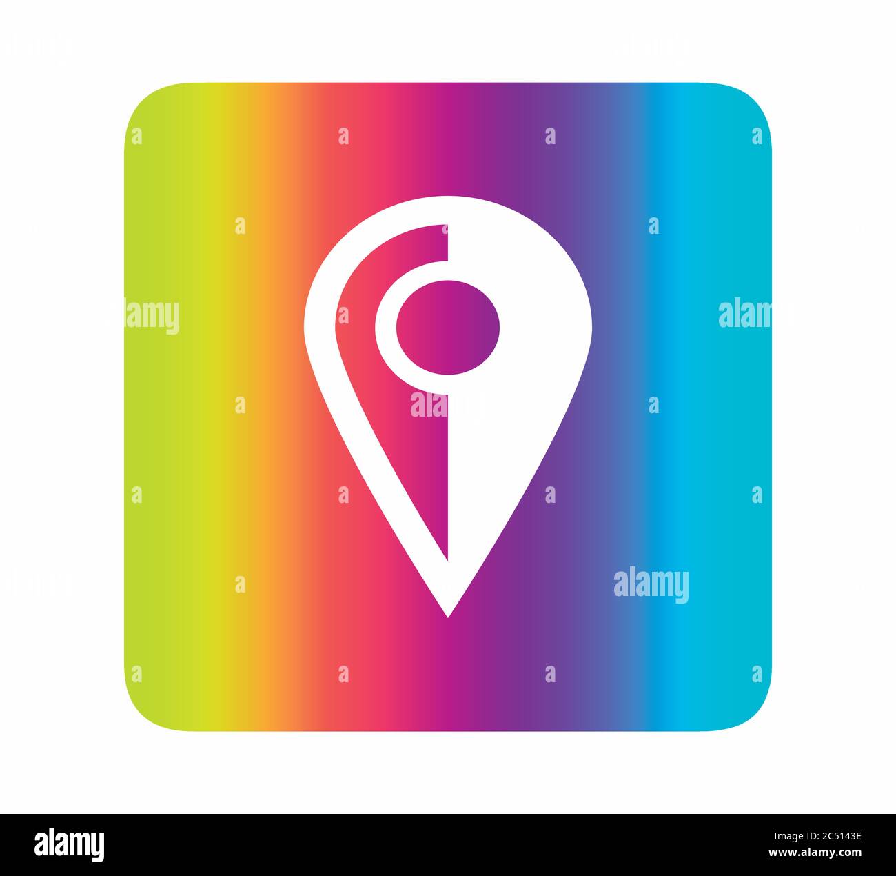 location, building a route on the map. A point on the map Stock Vector ...