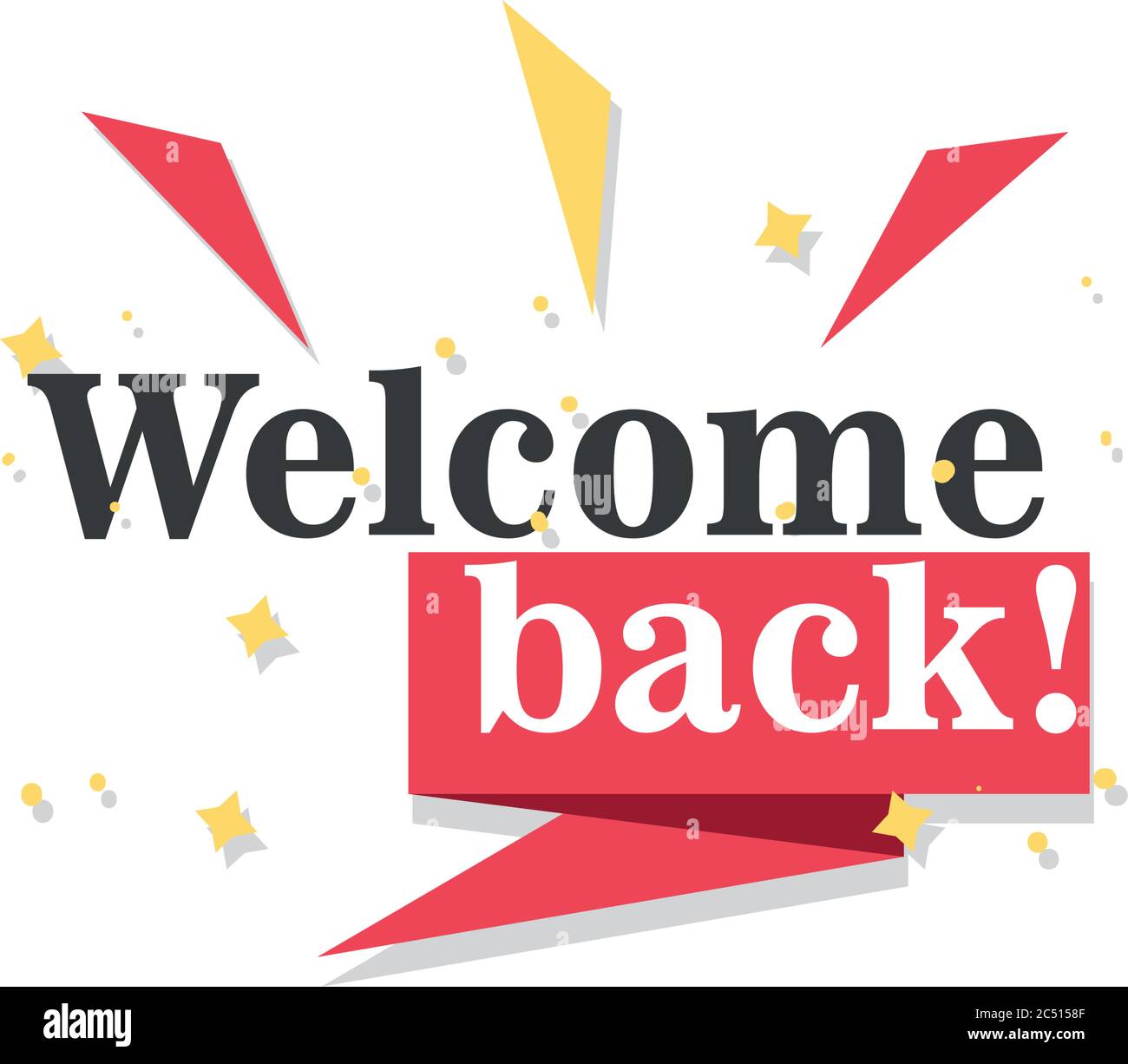 welcome back detailed style icon design of Store shop supermarket and ...