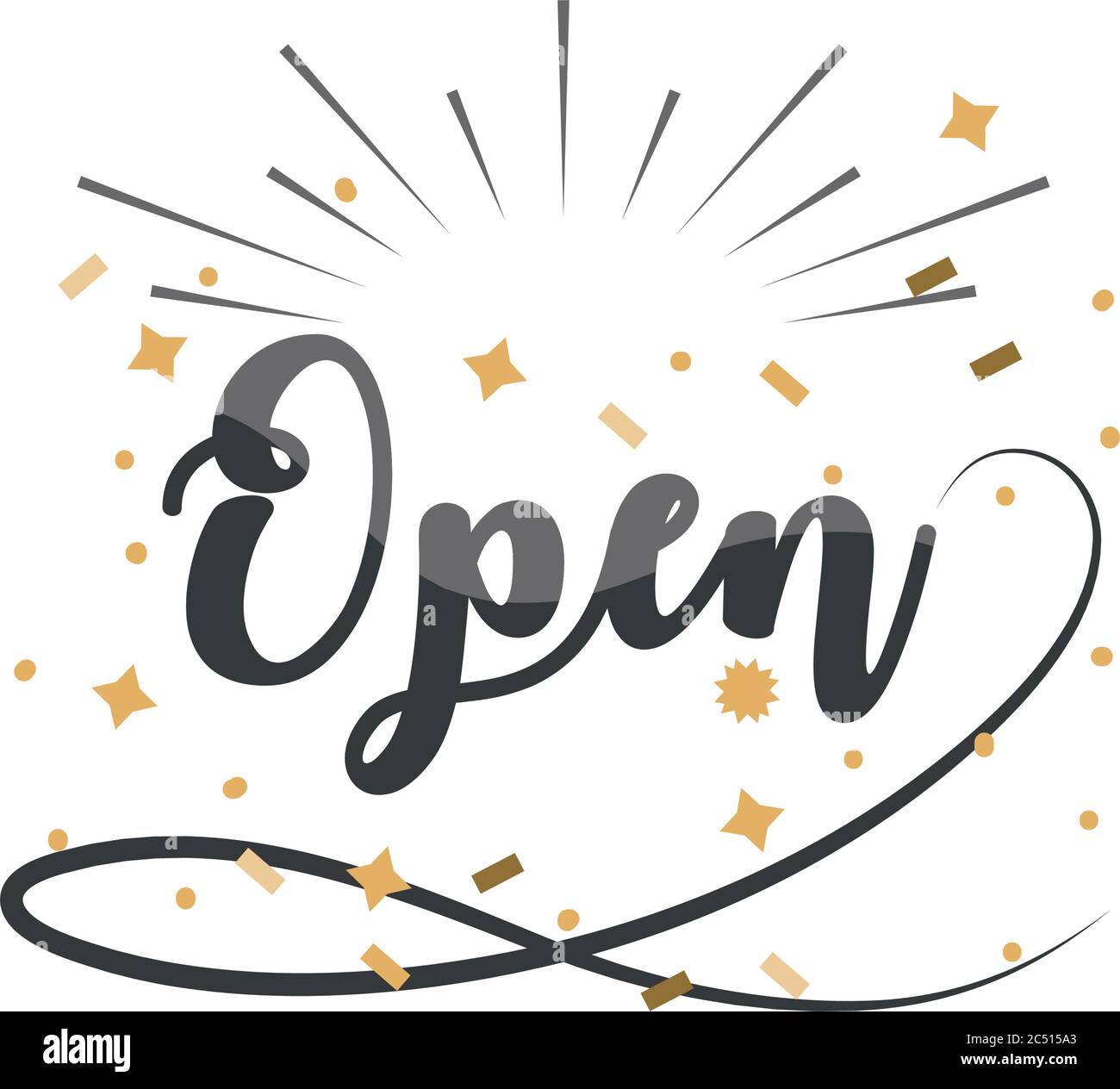 open detailed style icon design of Store shop supermarket and market ...