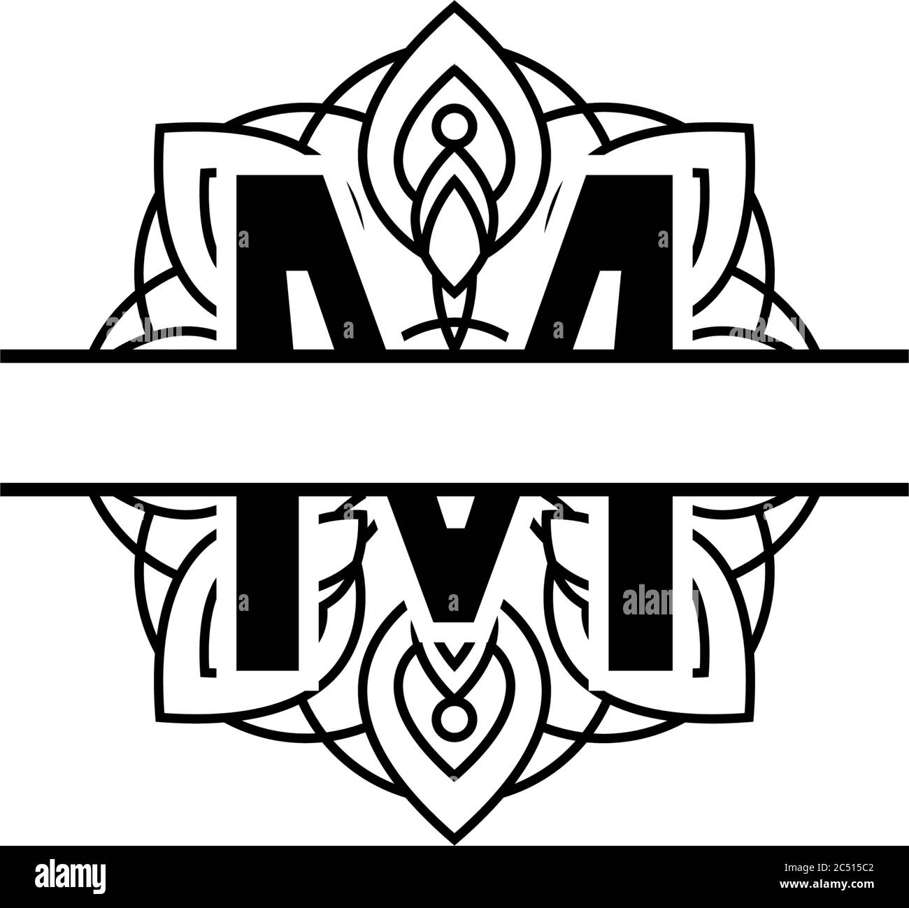 Monogram M High Resolution Stock Photography and Images - Alamy