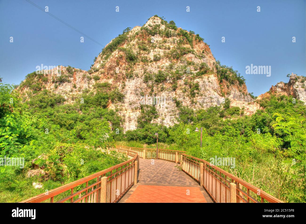 Views at Snake Hill Park in Ratchaburi, Thailand Stock Photo - Alamy