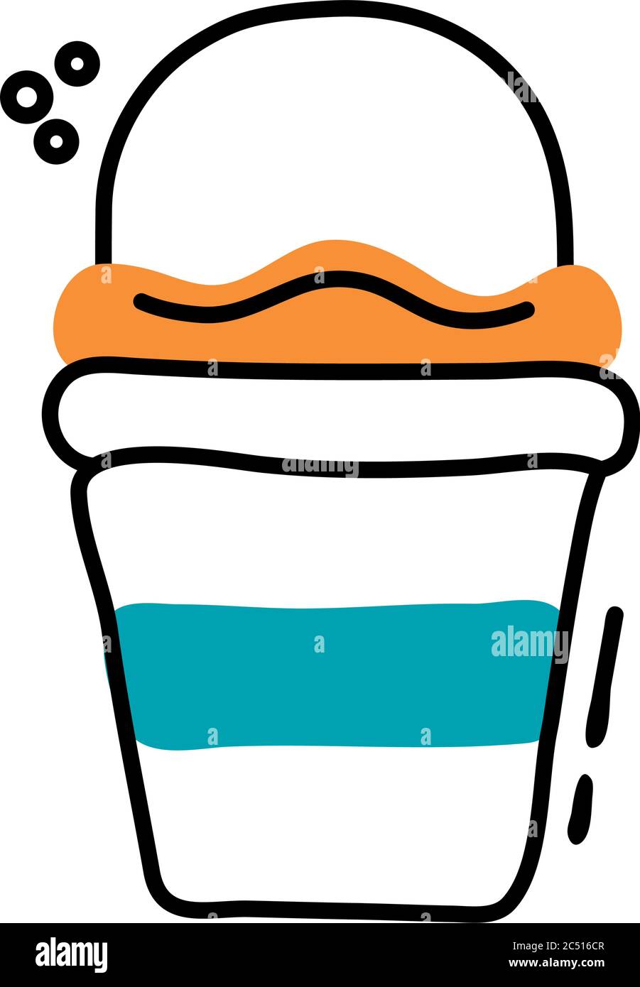 Fill your bucket Stock Vector Images - Alamy
