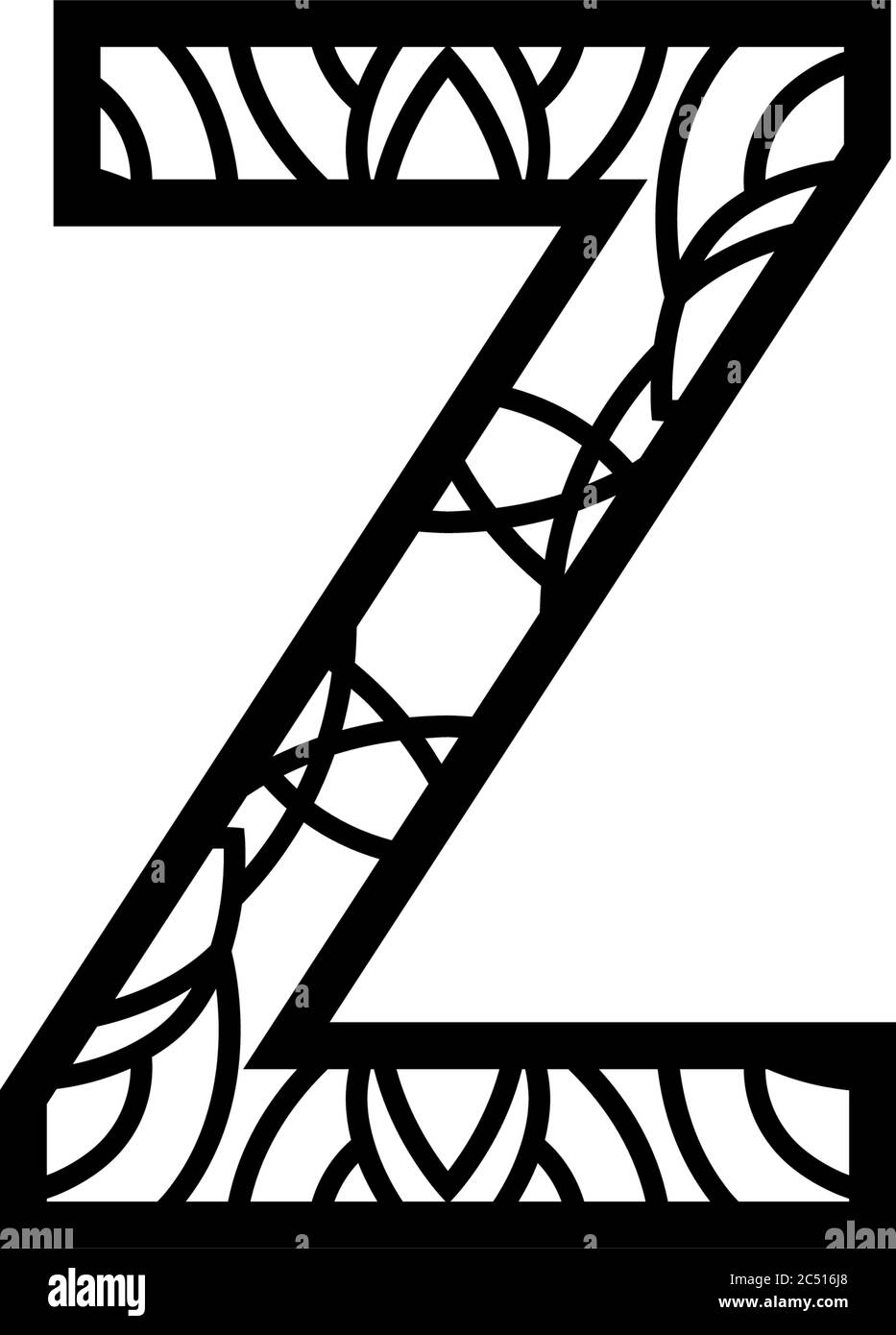 Alphabet mandala hi-res stock photography and images - Alamy