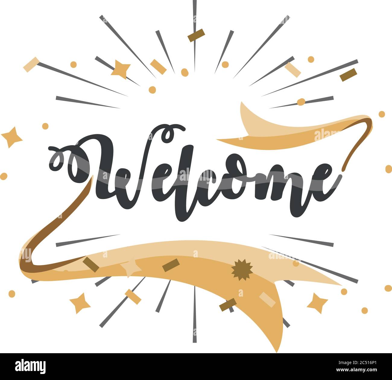 welcome detailed style icon design of Store shop supermarket and market ...