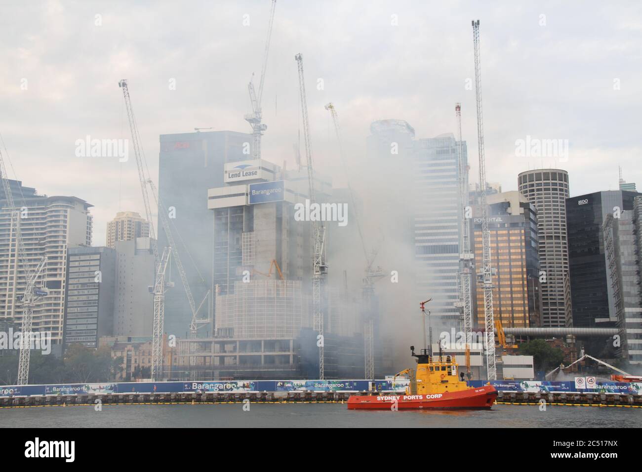 Barangaroo Harbour Construction Site High Resolution Stock Photography ...