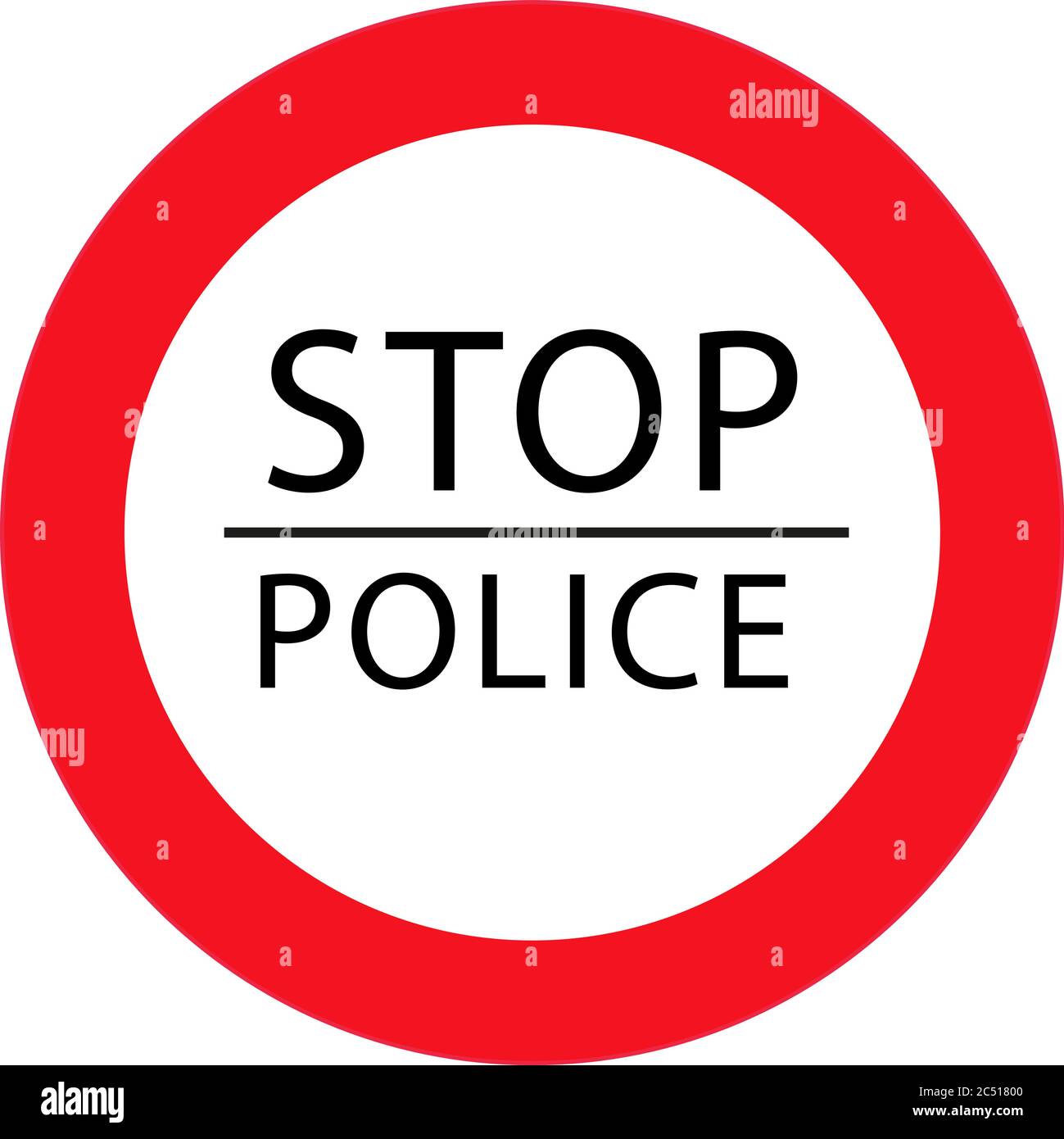 Stop police Information and Warning Road traffic street sign, vector ...