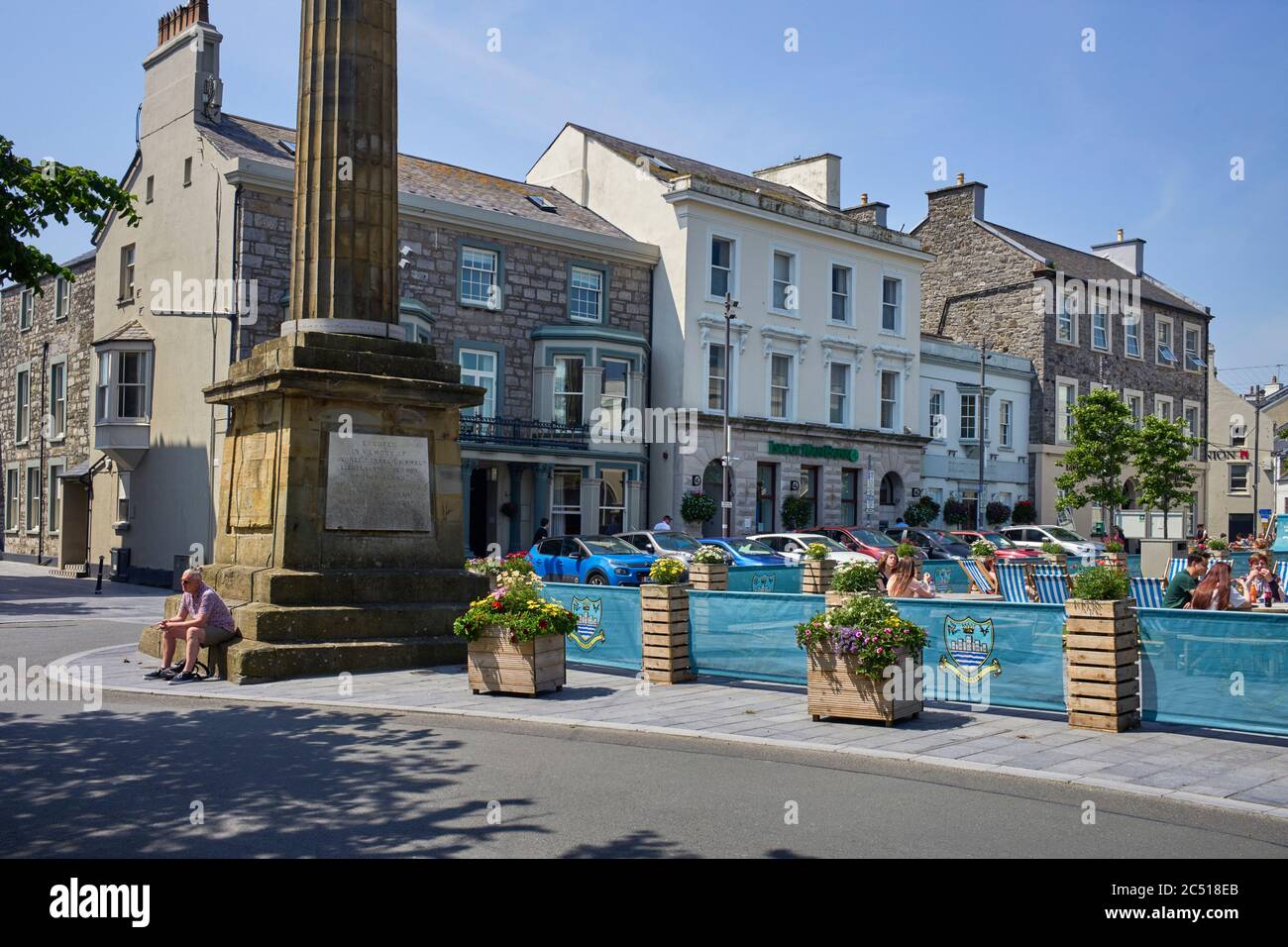 Castletown square hi-res stock photography and images - Alamy