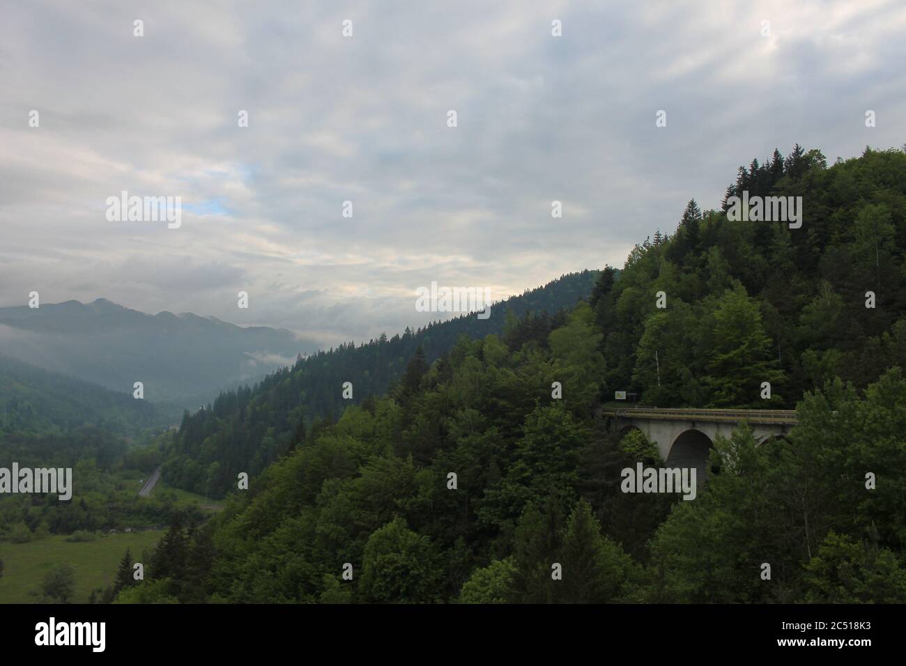 Natural landscape in the Moldova, beautiful country in Romania Stock ...