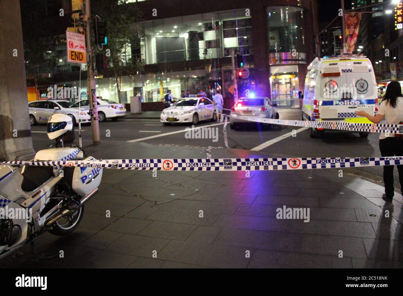 The Queen Victoria Building (QVB) in Sydney is closed. A police cordon ...