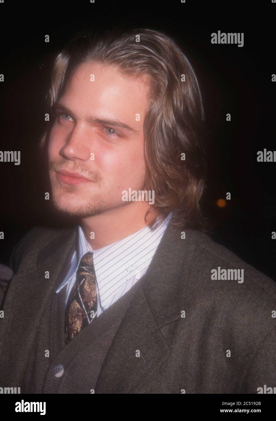 Beverly Hills, California, USA 20th November 1995 Actor Scott Bairstow ...