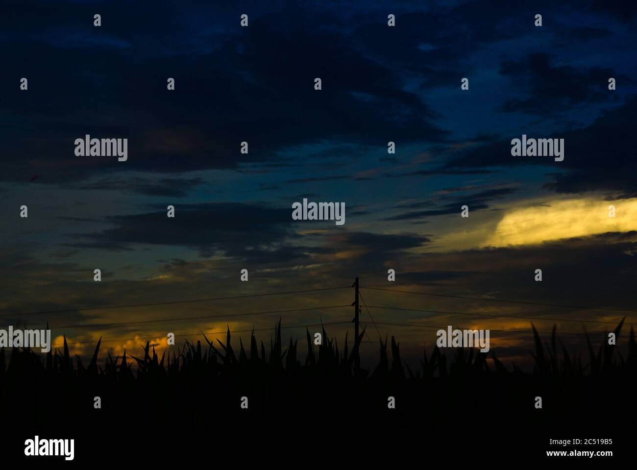 Beautiful weather in village side Stock Photo - Alamy