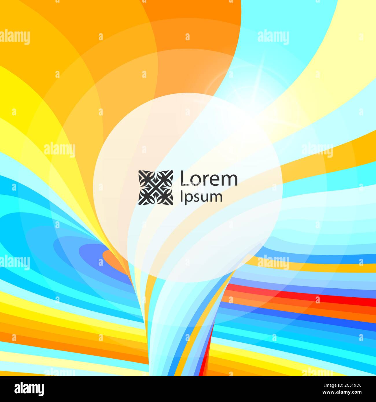 Abstract swirl background. Vector illustration with place for text ...