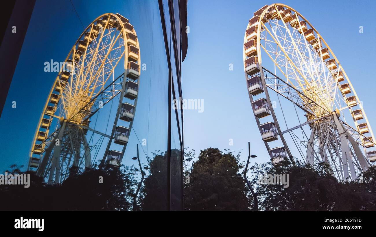 Giant wheel, ticket hi-res stock photography and images - Alamy