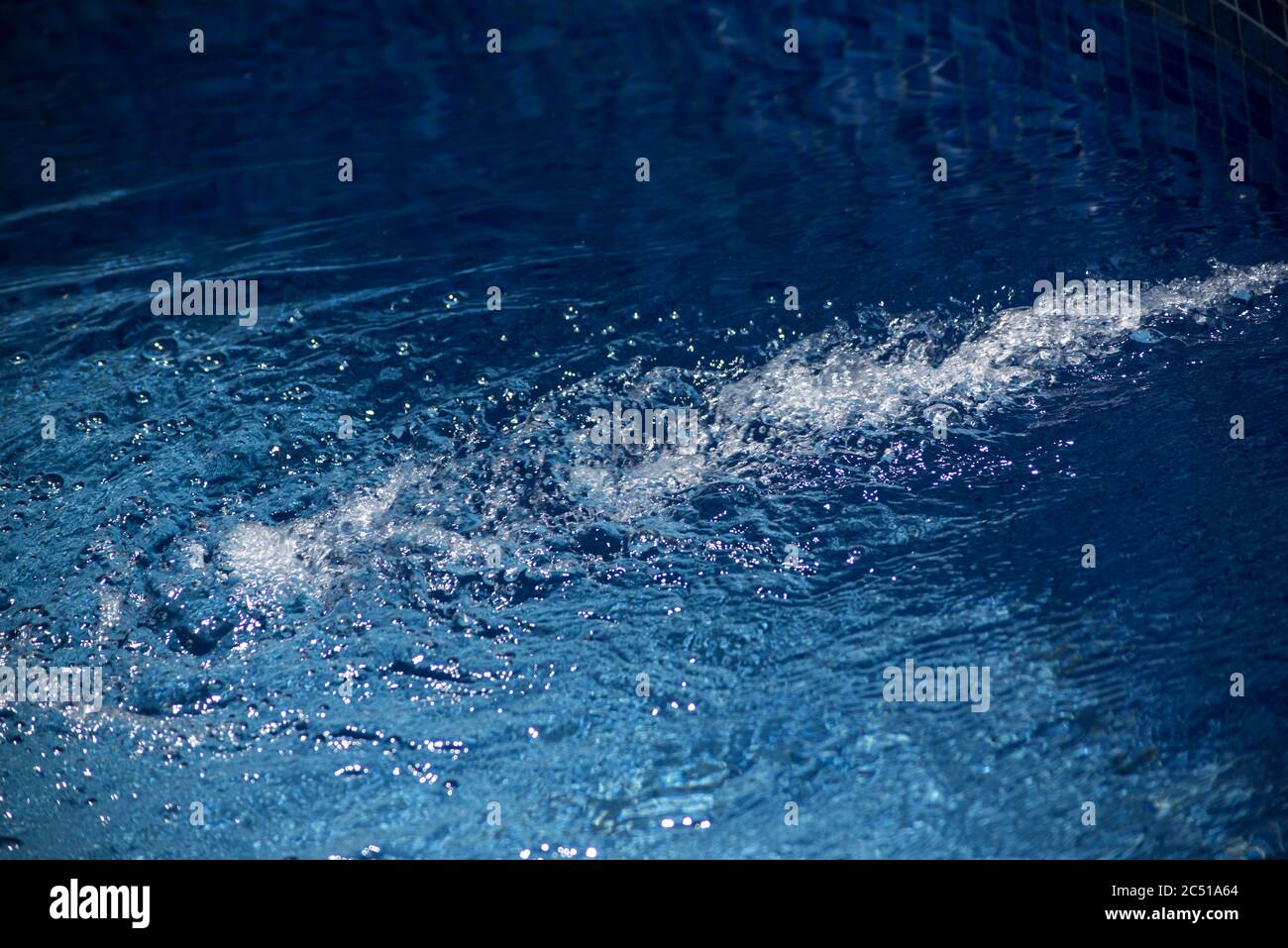 stream of purified water in the pool Stock Photo - Alamy