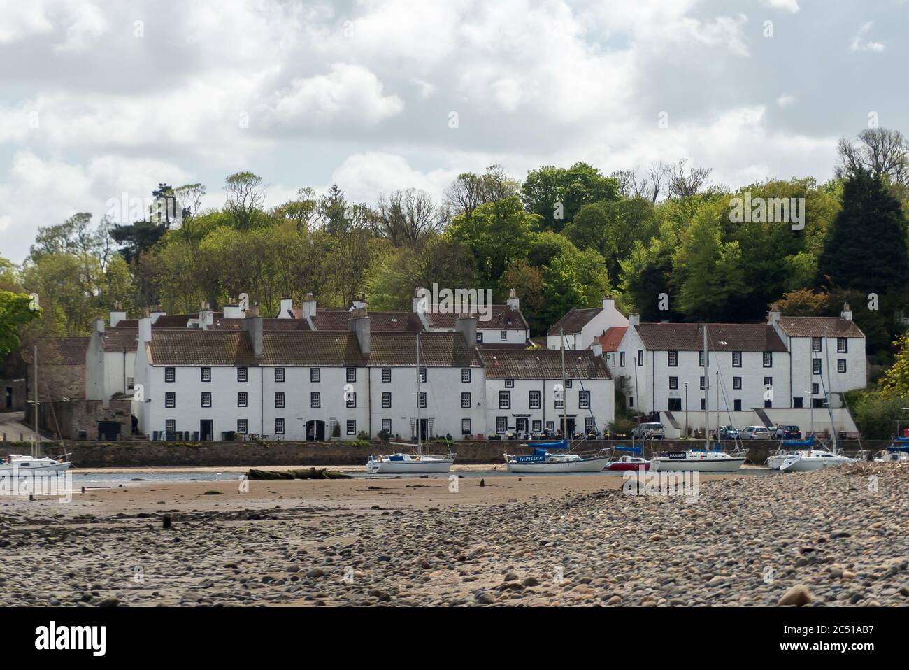 Scotland, UK: Cramond village and the Almond estuary Stock Photo - Alamy