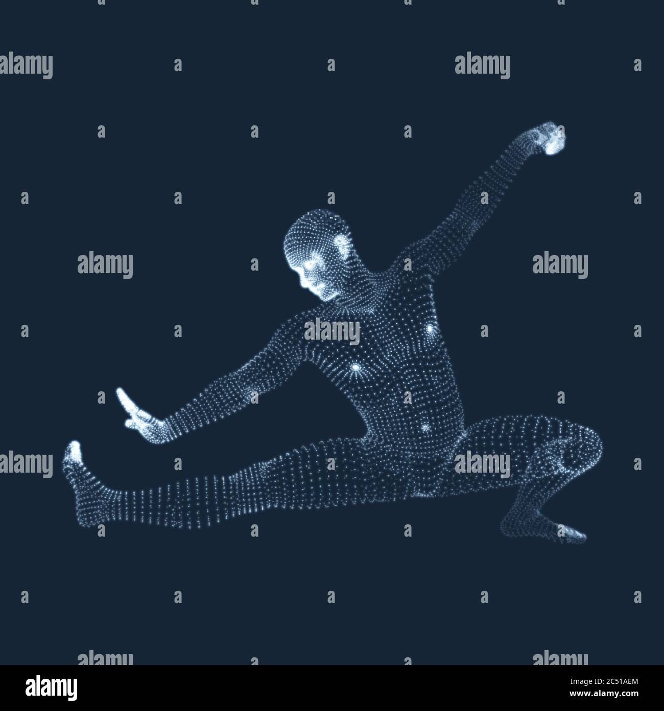 Kickbox Fighter Preparing to Execute a High Kick. Fitness, Sport ...