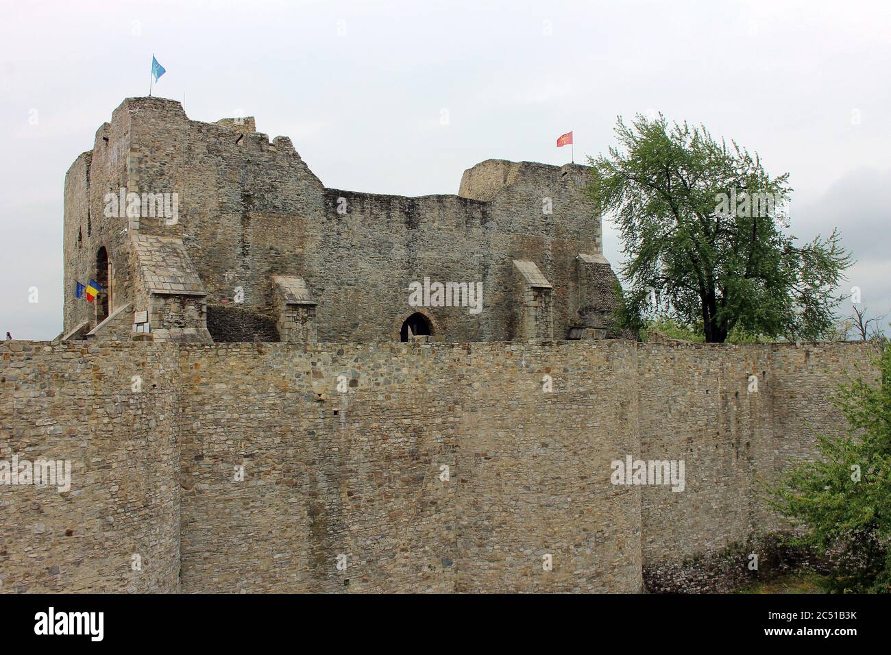 The old castle in Romania Stock Photo - Alamy