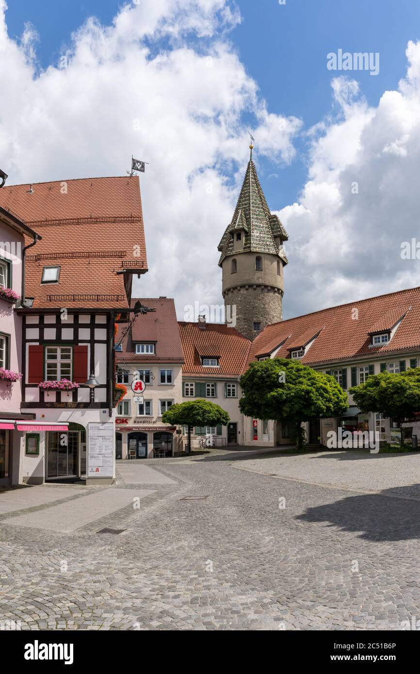 Ravensburg, BW / Germany - 21 June 2020: historic old town Ravensburg ...