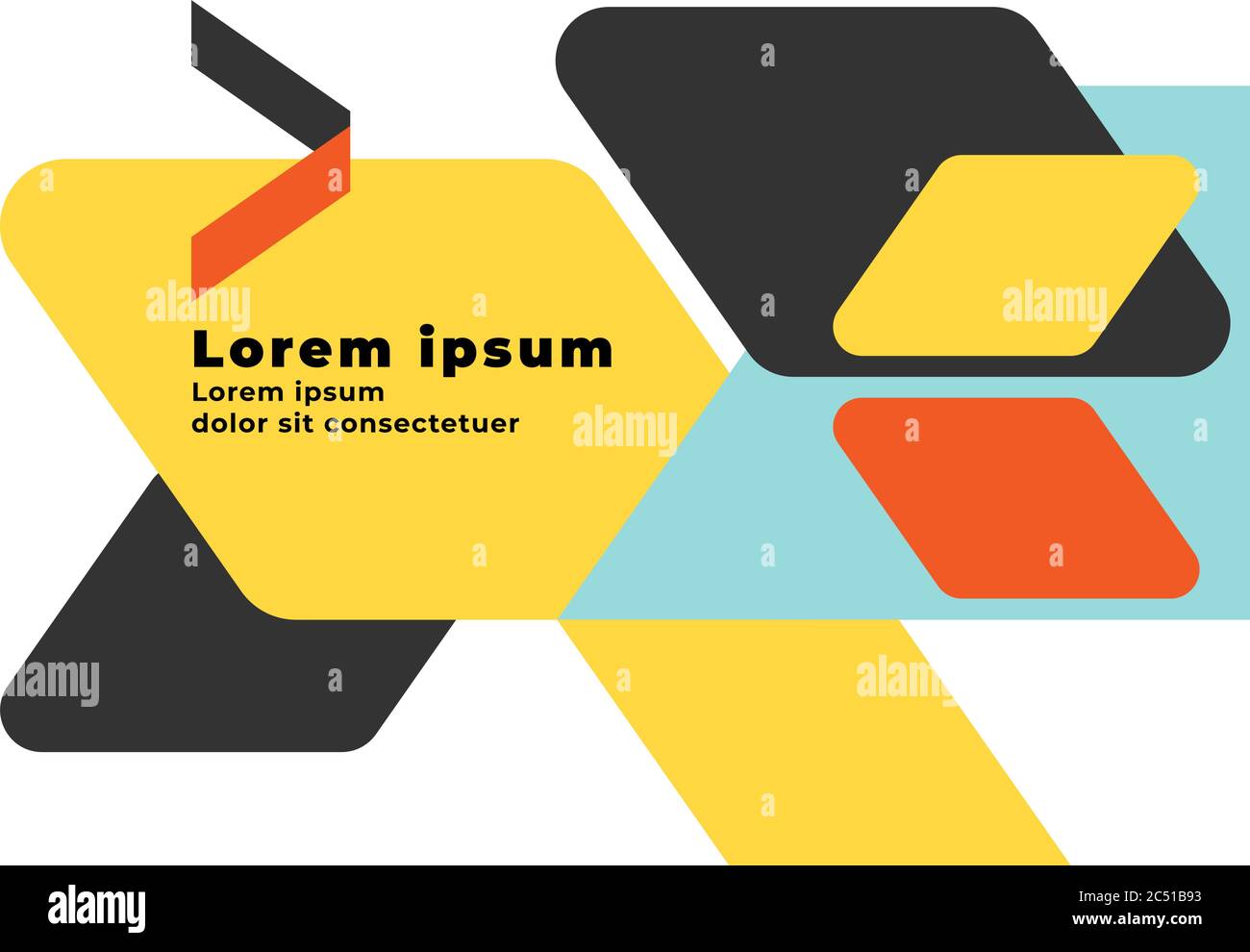 Abstract background, Dynamic geometric shapes compositions, Flat and ...