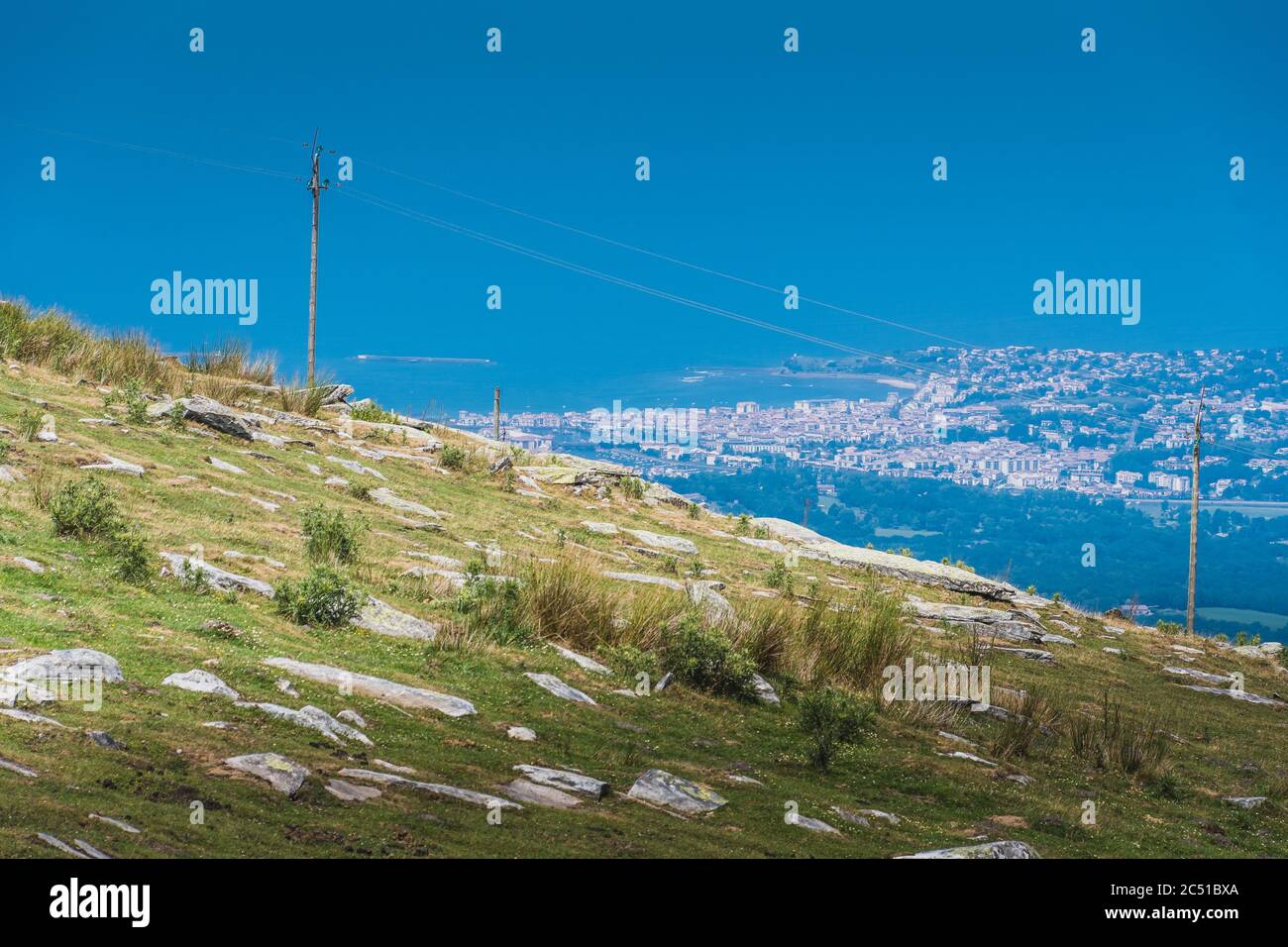 The Rhune mountain in the Pyrenees-Atlantique in France Stock Photo - Alamy