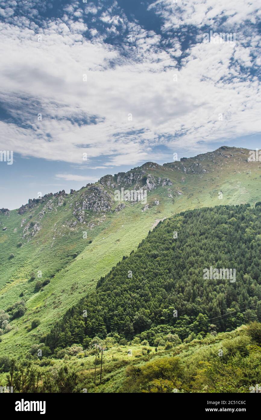 The Rhune mountain in the Pyrenees-Atlantique in France Stock Photo - Alamy