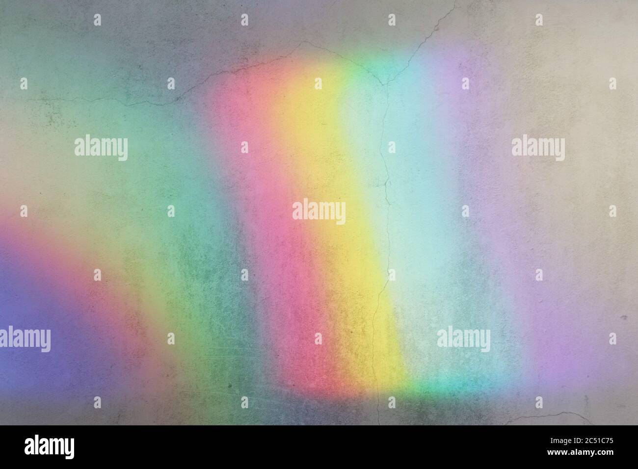 holographic lighting reflected on concrete wall Stock Photo - Alamy