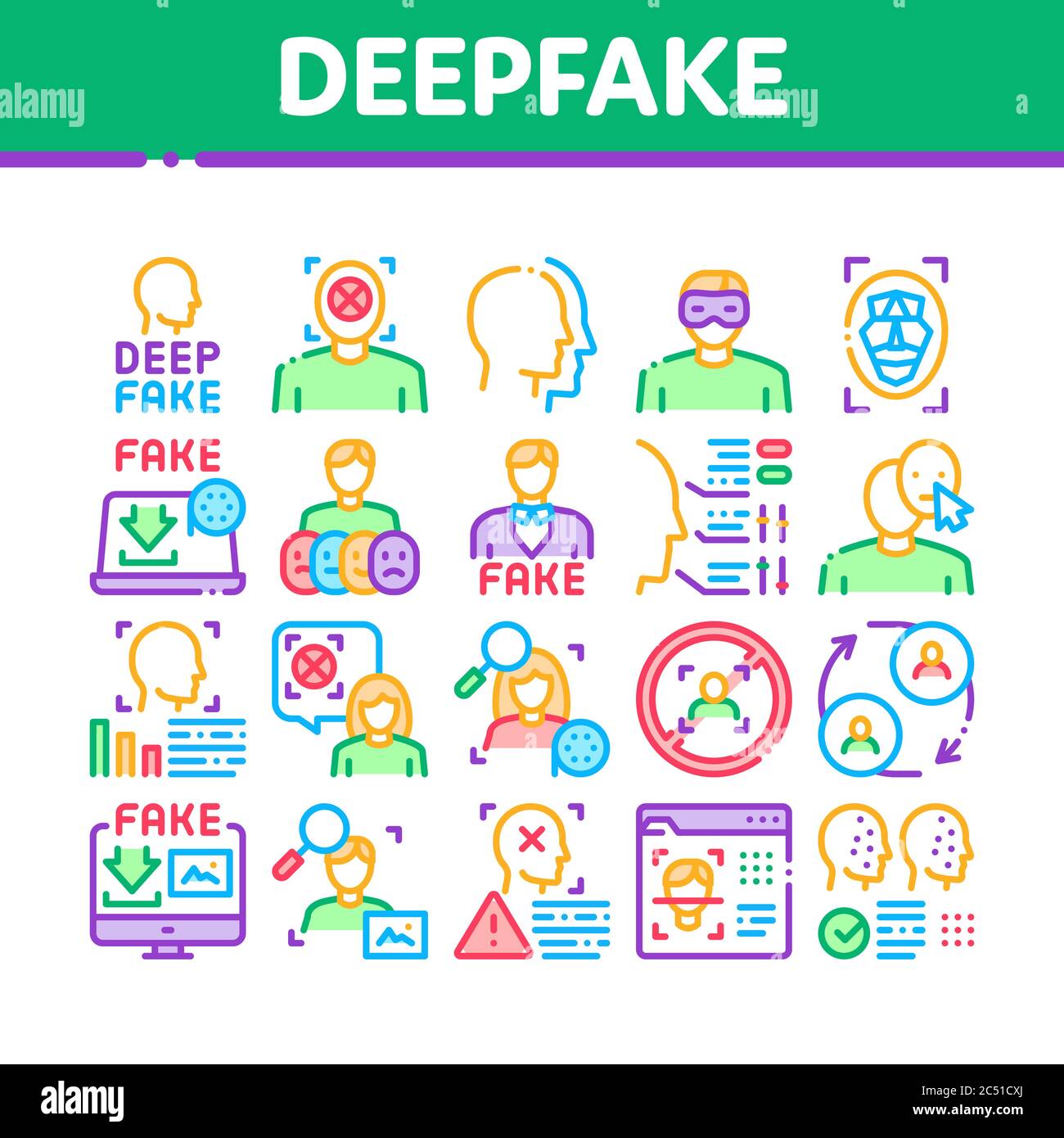 Deepfake Stock Vector Images - Alamy