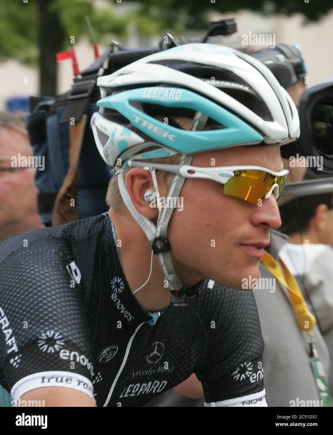 Joost Posthuma During the Tour de France 2011, Stage 5 cycling race ...