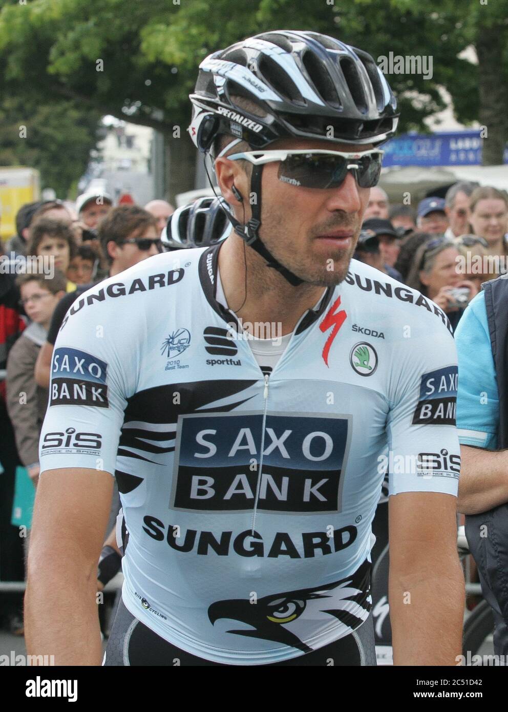 Matteo Tosatto During the Tour de France 2011, Stage 5 cycling race ...