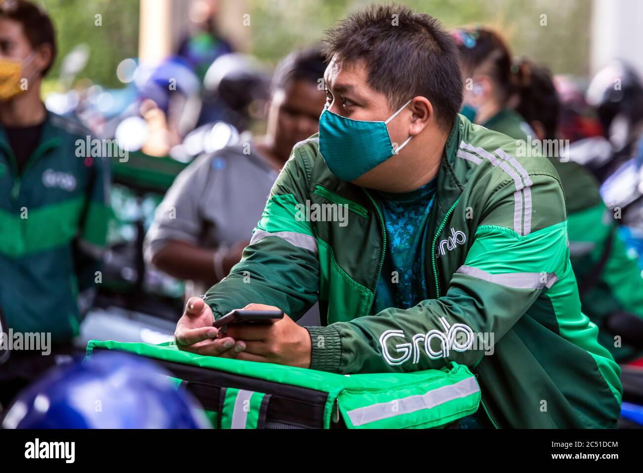Motorcycle bangkok thailand mask hi-res stock photography and images ...